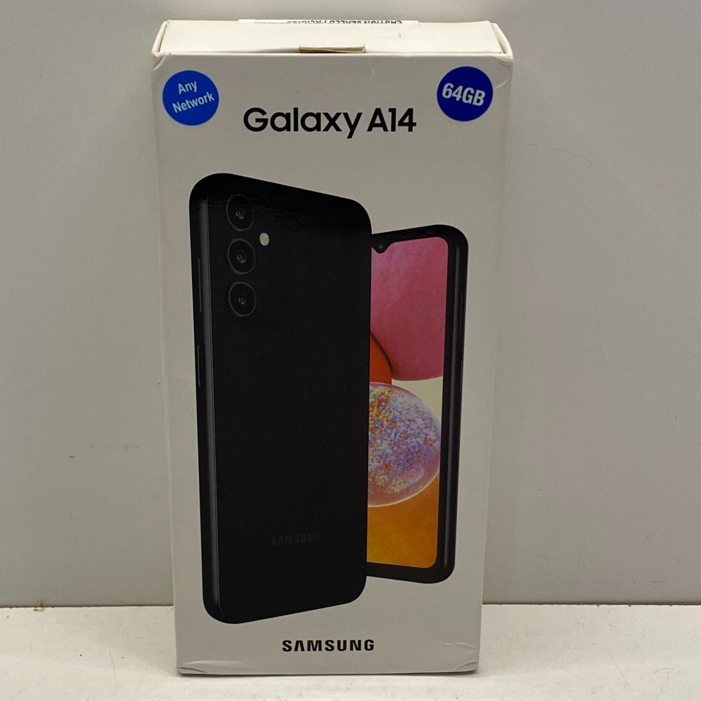 New Samsung Galaxy A14 Unlocked Model SM-A145R/DSN 64GB Black Sealed ...